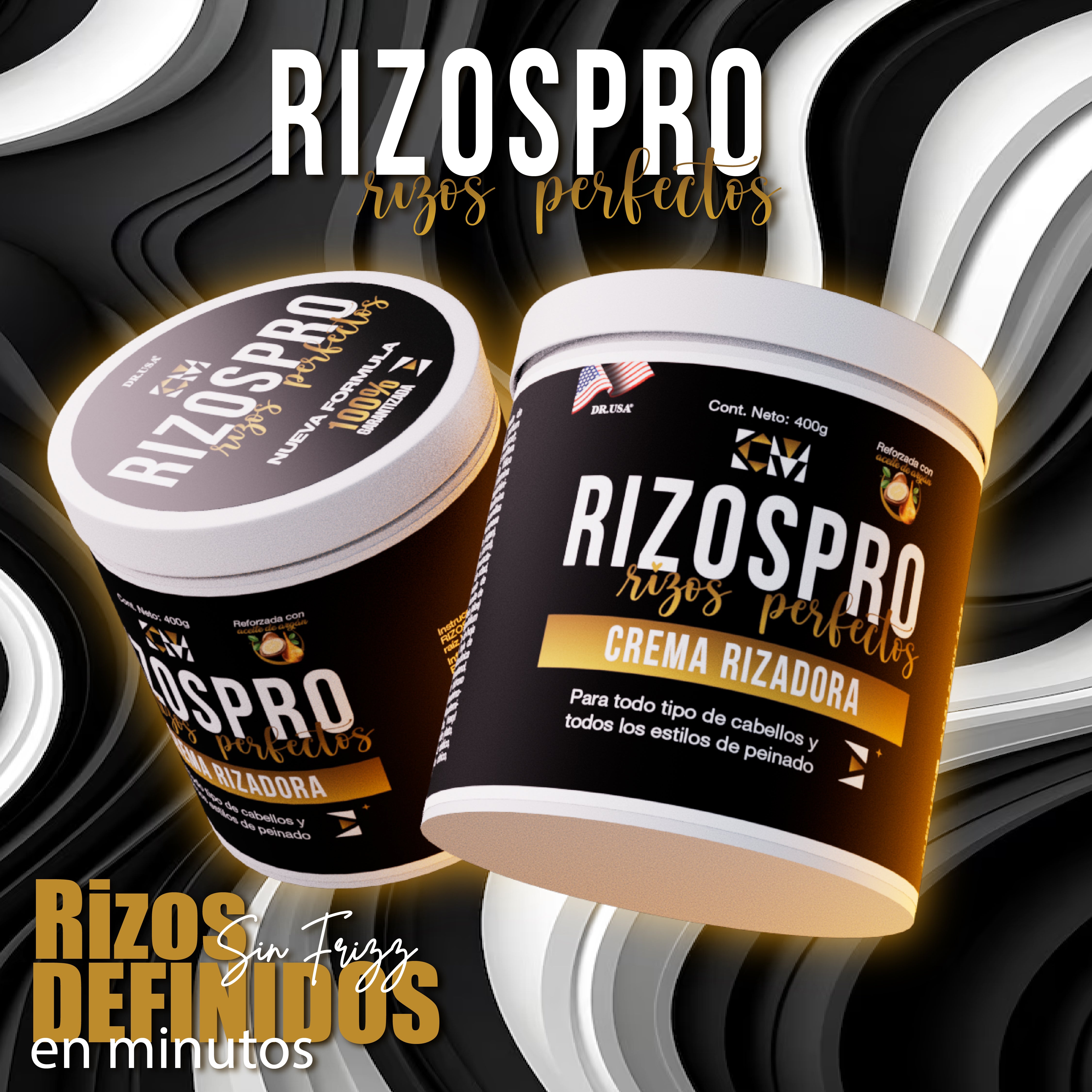 Rizos Pro™-500ml- (LA ORIGINAL) By Dr. USA Tratamiento De Crema Rizado ...